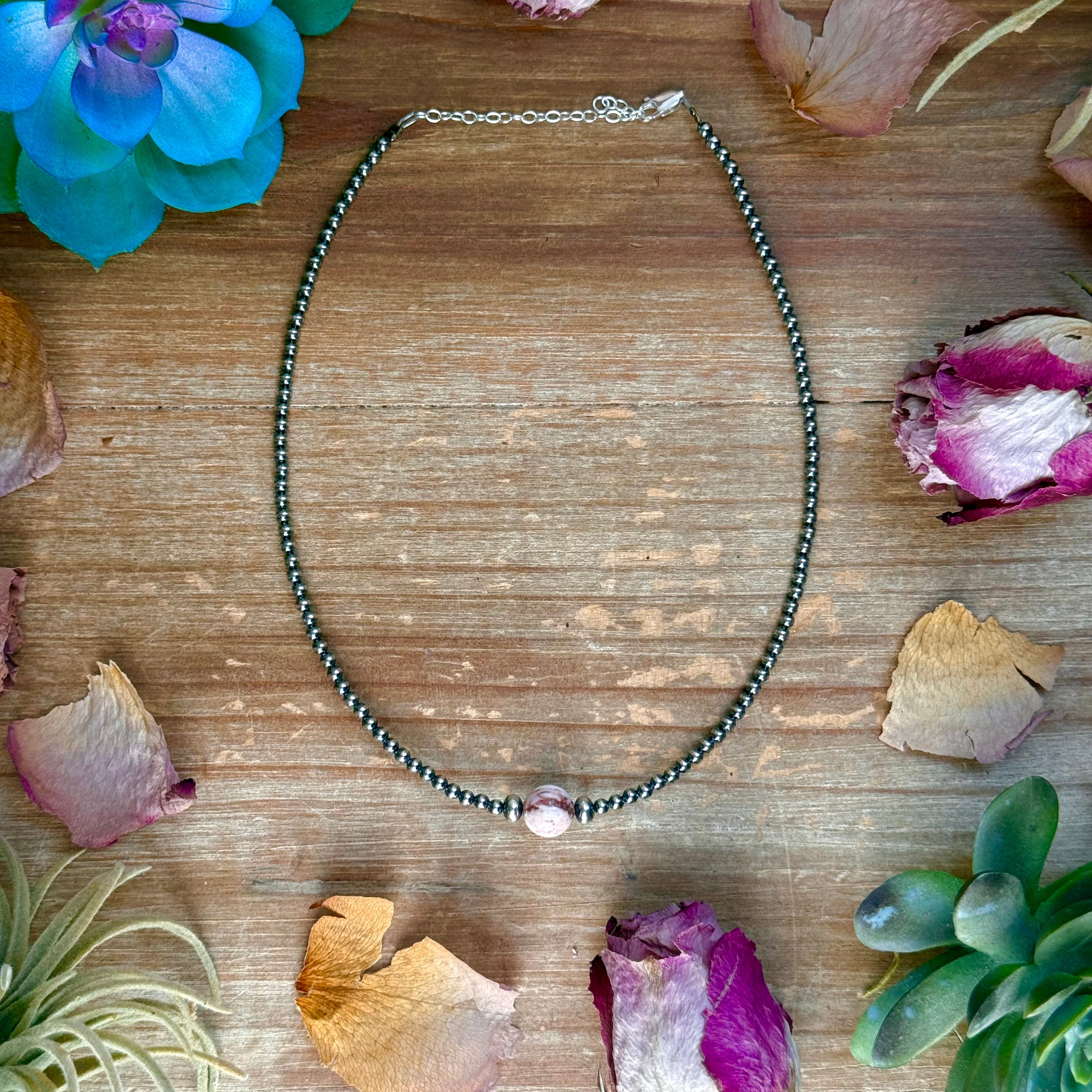 14” Wild Horse Choker with Sterling Silver Pearls | The Bijoux FAB ...