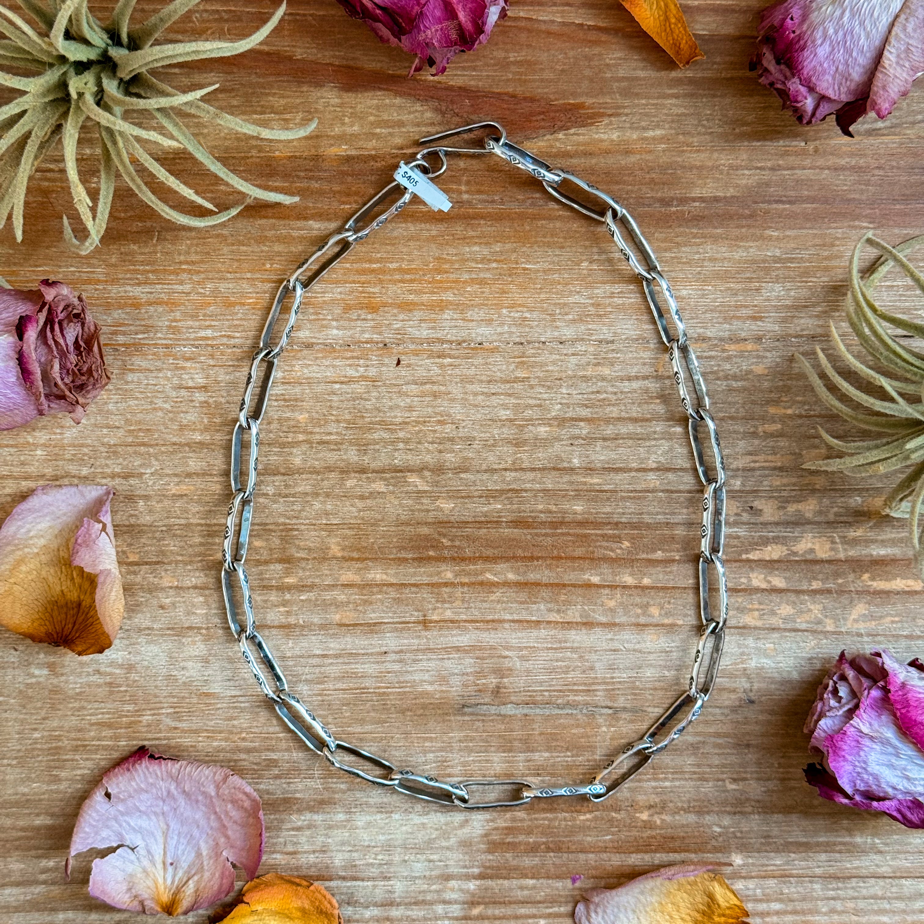 Sterling Silver Medicine Man Eye Paperclip Chain – 18” – The Bijoux FAB ...